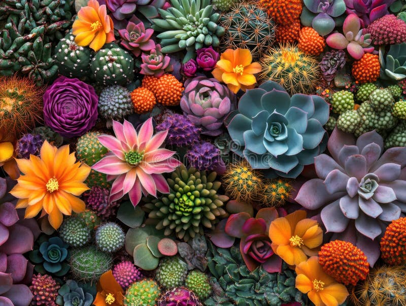 Succulent varieties stock image. Image of garden, unique - 375312699