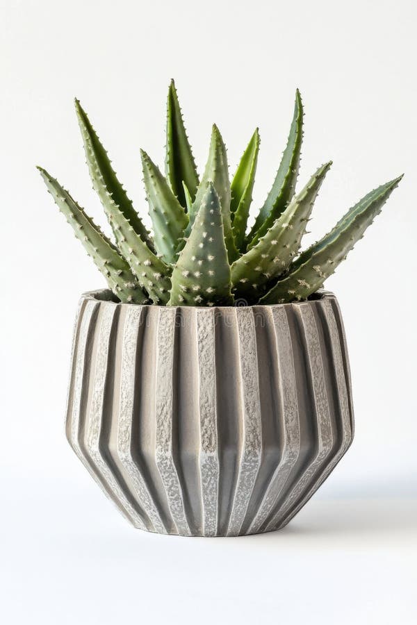 Succulents in a Trendy Pot with Sharp Details and Realistic Lighting on ...