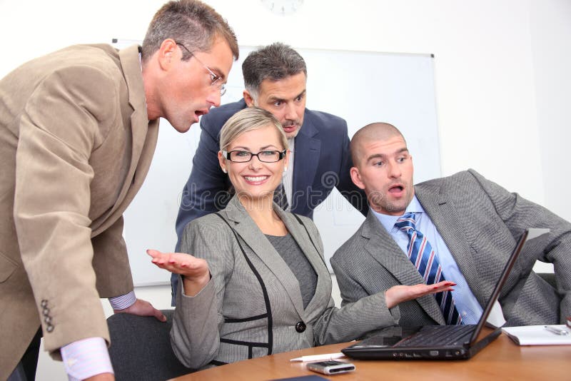 Crazy day at the office stock photo. Image of monocycle - 31424158