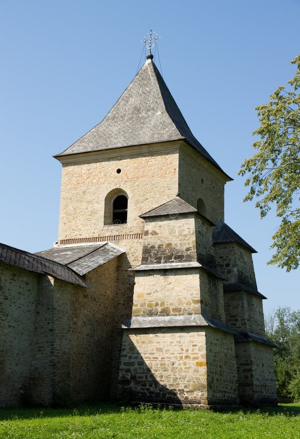 Sucevita Monastery stock image. Image of stone, tower - 22430951