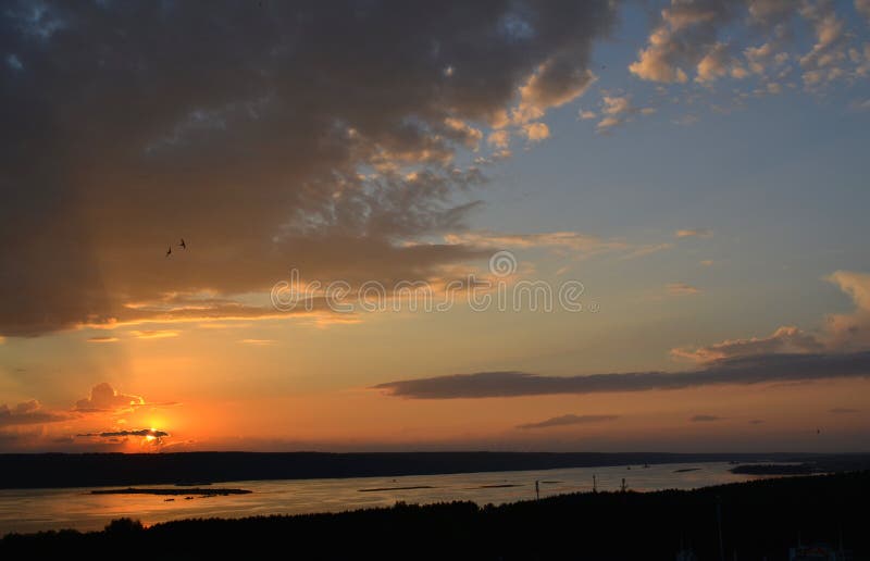 Such a different sunset stock photo. Image of bright - 122707016