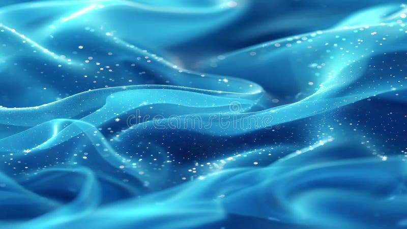 Such a Soft Visual, Dominated by Light Blue, Abstract Shapes that ...