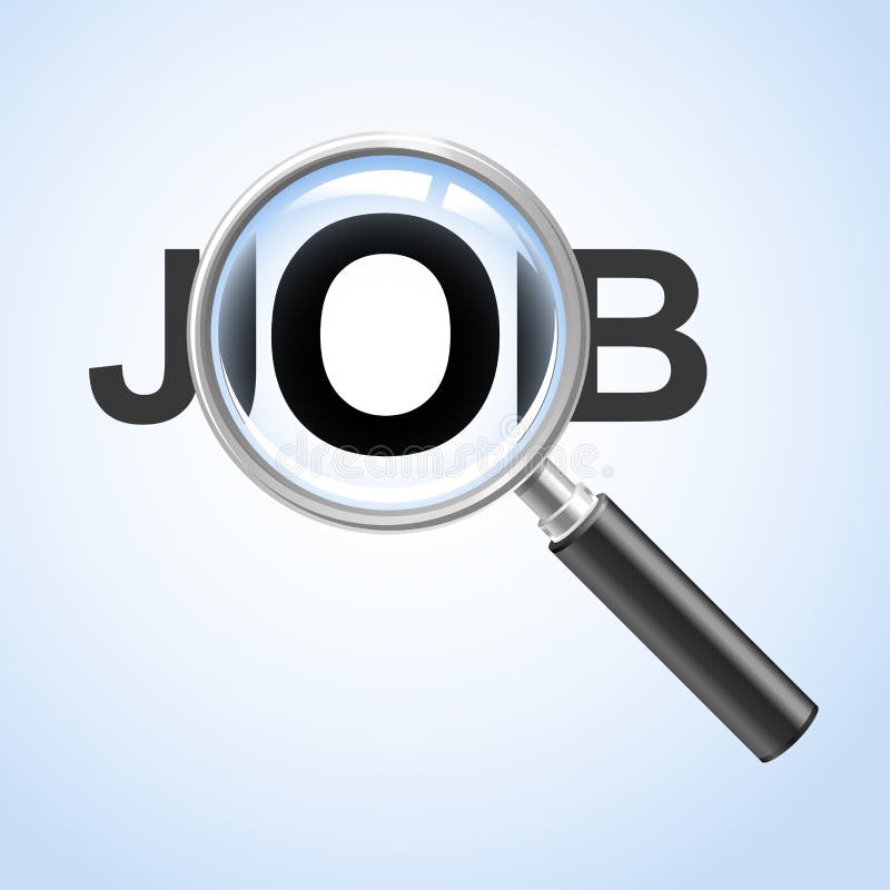Suchen Sie nach einem Job vektor abbildung. Illustration von abbildung ...