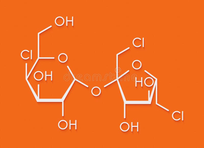 Sucralose Artificial Sweetener Molecule. Used As Sugar Substitute ...