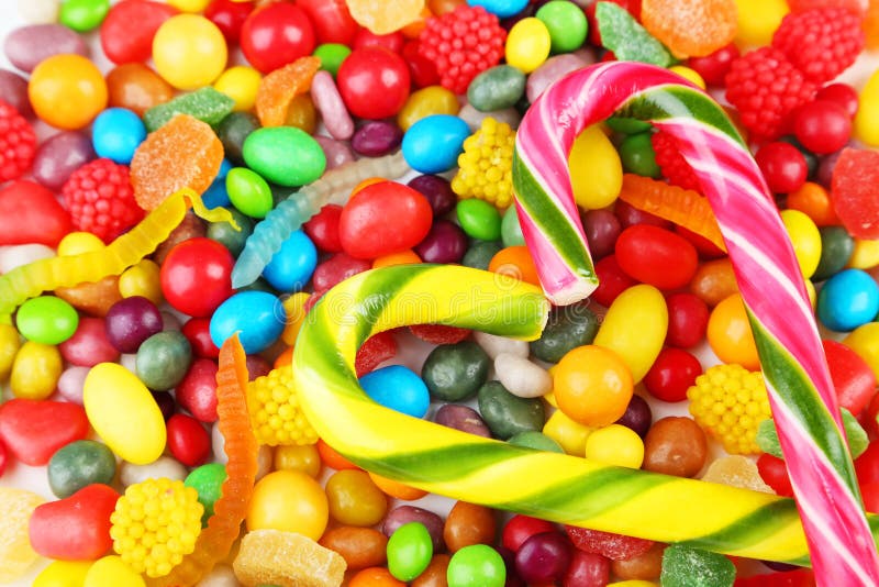 Sucreries image stock. Image du rouge, croquant, couleurs - 56841777
