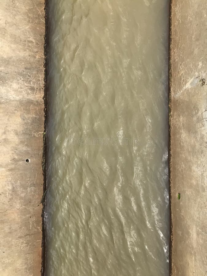 Normal Drainage Stream stock image. Image of process - 212097401