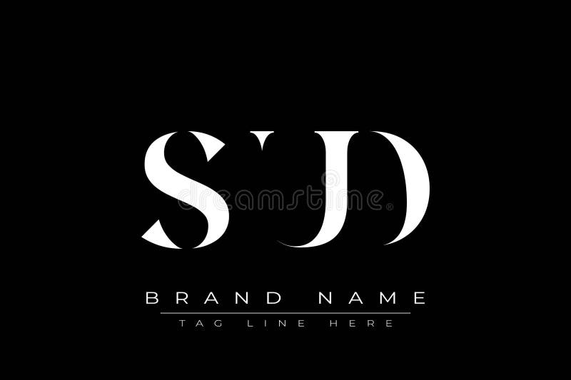 SUD Abstract Letter Logo Design Stock Vector - Illustration of vector ...