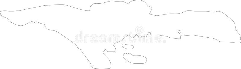 Sud Haiti outline map stock vector. Illustration of territory - 317451762