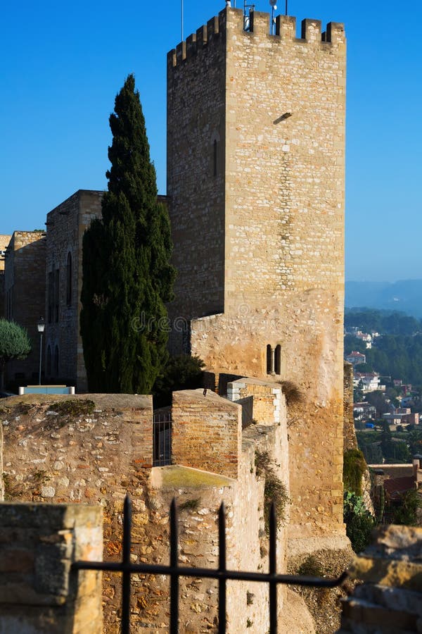 Suda Castle in Tortosa. Catalonia Stock Image - Image of building ...