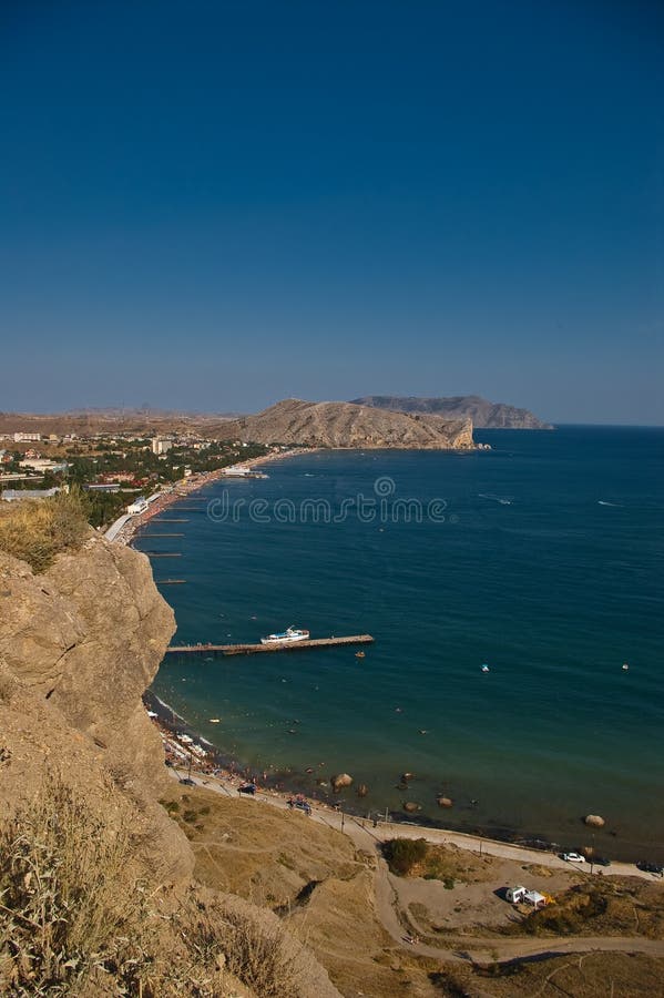 Sudak, Crimea stock photo. Image of horizon, sudak, destinations - 12951194
