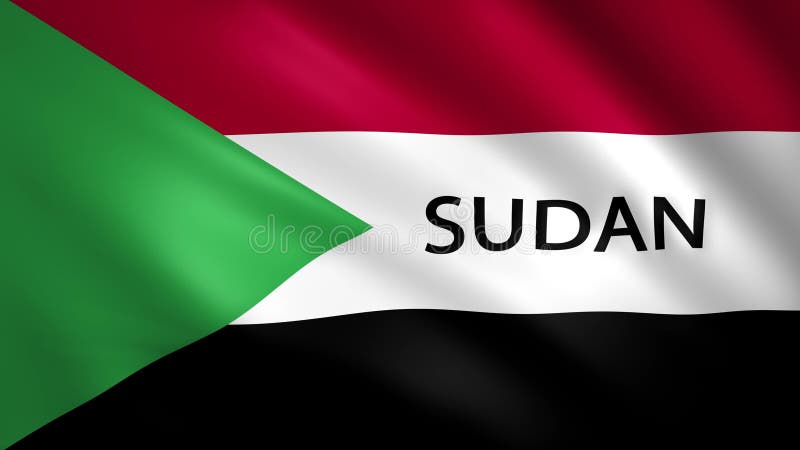 Sudan Flag Waving Animation Stock Footage - Video of republic, patriot ...