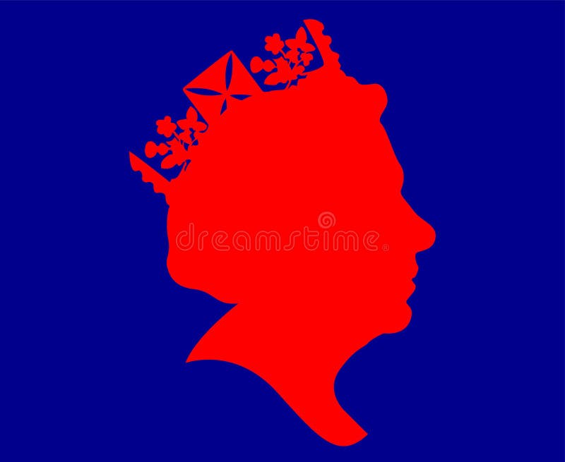 Elizabeth Face Portrait Queen British United Kingdom 1926 2022 Stock ...