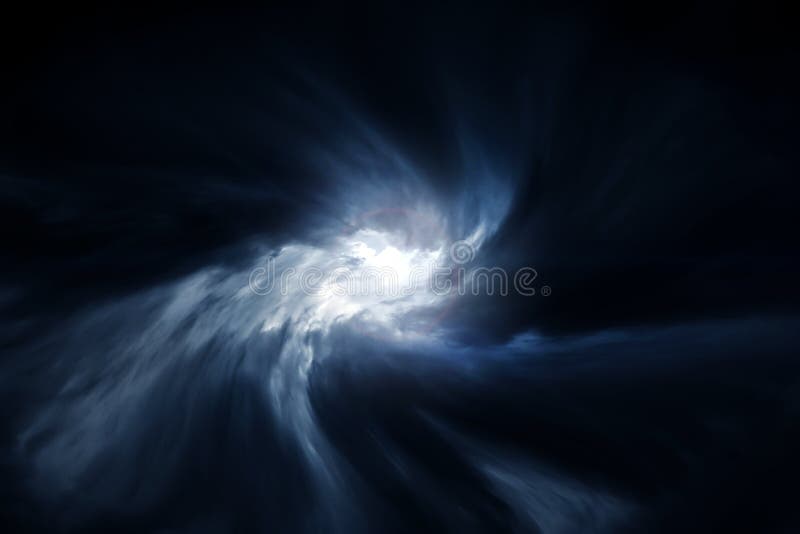 Suddig virvelvind i molnen fotografering för bildbyråer. Bild av ...