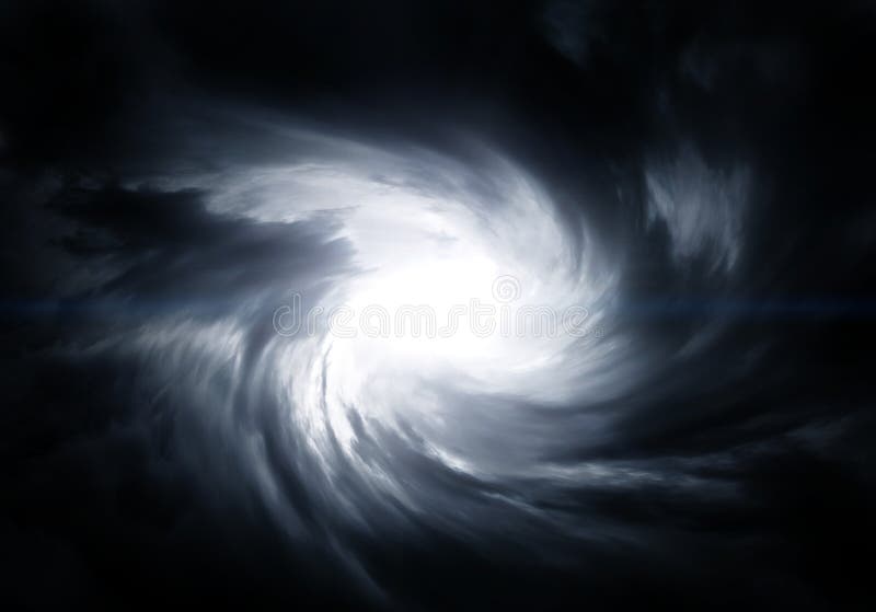 Suddig virvelvind i molnen fotografering för bildbyråer. Bild av ...