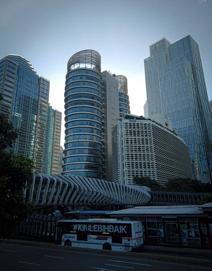 Sudirman Central Business District Skyline in Jakarta Editorial Photo ...