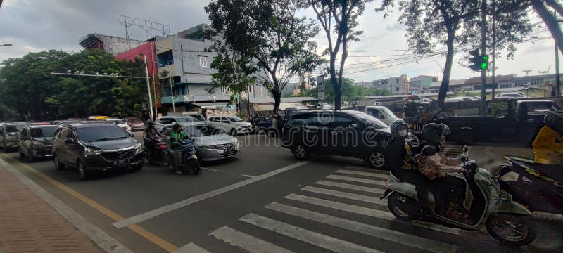 Sudirman Street at Palembang City Editorial Stock Image - Image of ...