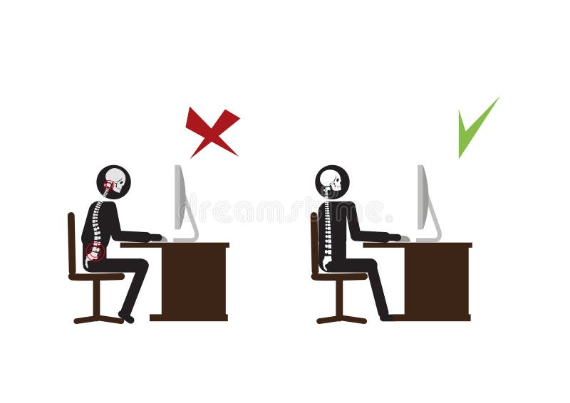 Backache - Professional Cartoon Doctor Vector Illustration Stock ...