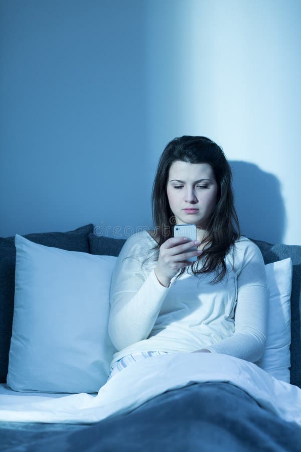 Suffering from insomnia stock photo. Image of check, insomnia - 56374344