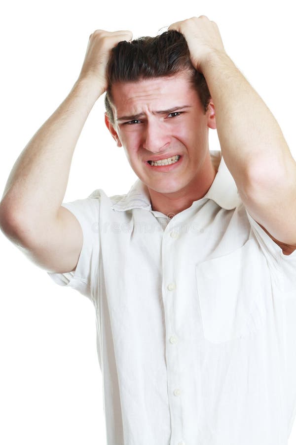 Suffering Man stock image. Image of ethnicity, frustrated - 32690797