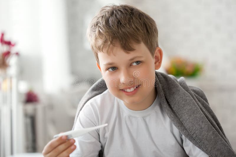 He suffers a cold stock photo. Image of fever, people - 66458782