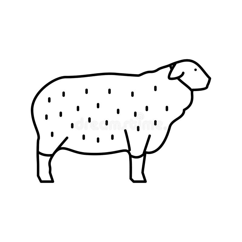Suffolk Sheep Line Icon Vector Illustration Stock Vector - Illustration ... Suffolk Sheep Line Icon Vector Illustration Stock Vector - Illustration ...