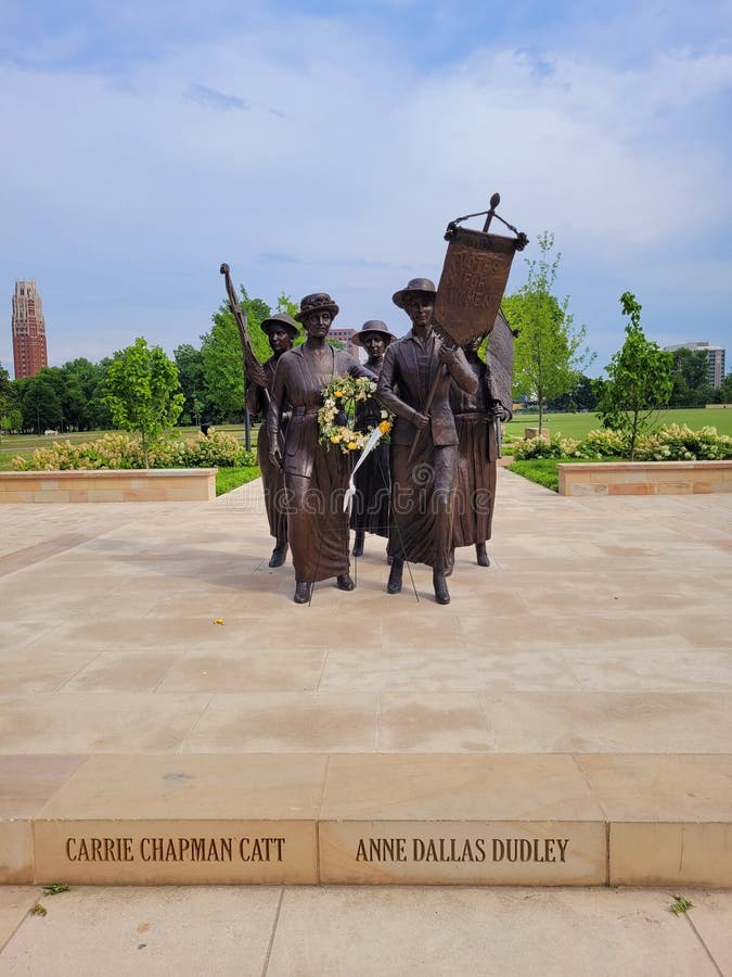 Suffrage Monument, Downtown Nashville Editorial Stock Photo - Image of ...
