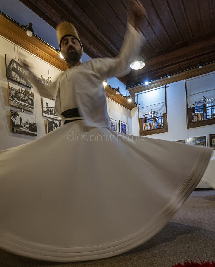 Istanbul, Turkey - April 29, 2022 - Whirling Dervish Practicioners ...