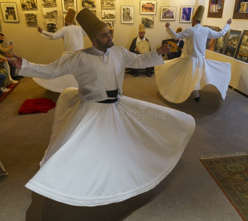 Istanbul, Turkey - April 29, 2022 - Whirling Dervish Practicioners ...