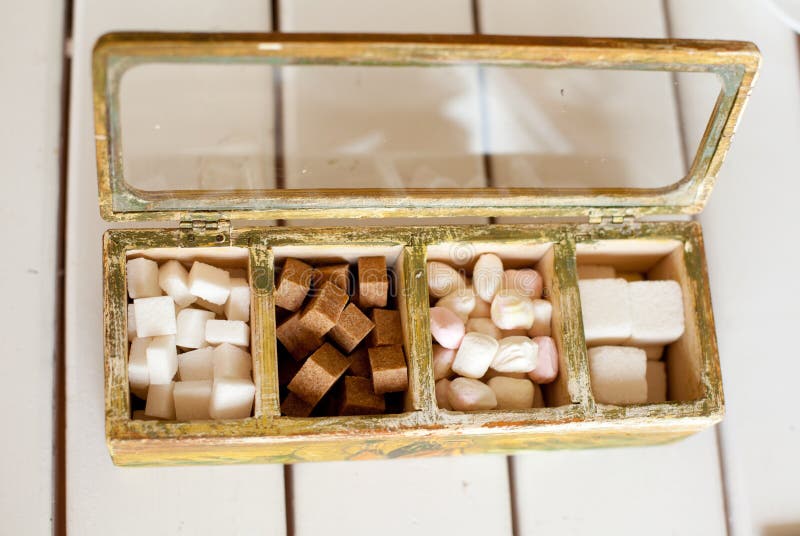 Sugar box stock photo. Image of caramel, arrangement - 27575826