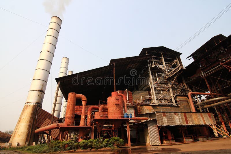 Sugar cane factory stock photo. Image of queensland, aerial - 13965818
