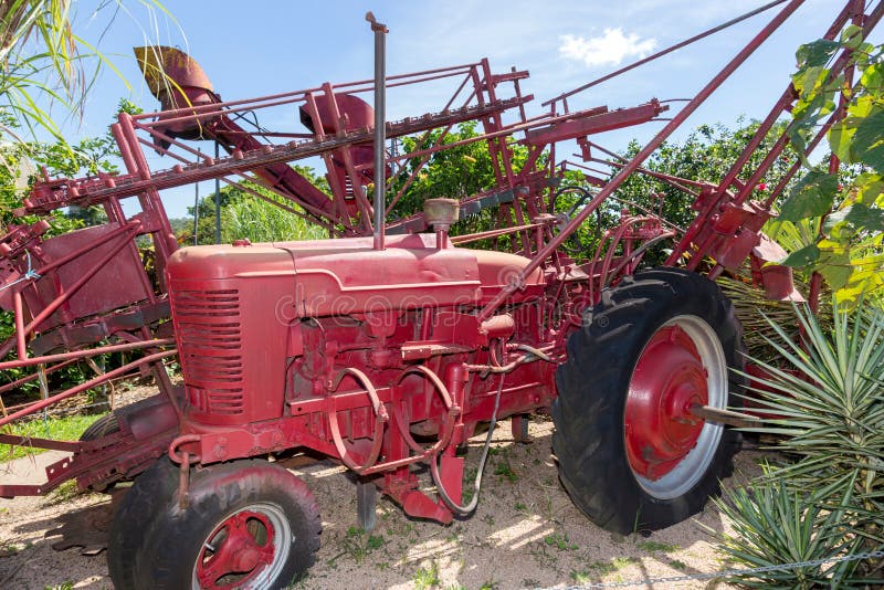 Sugar cane machinery stock image. Image of harvesting - 147885901