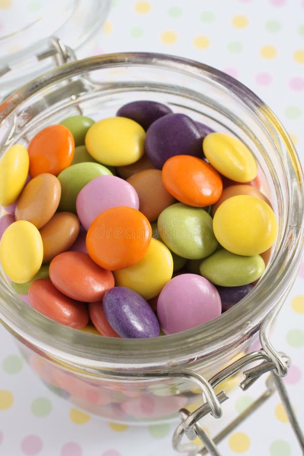 Sugar Coated Candy or Sweets Stock Image - Image of sweet, colourful ...