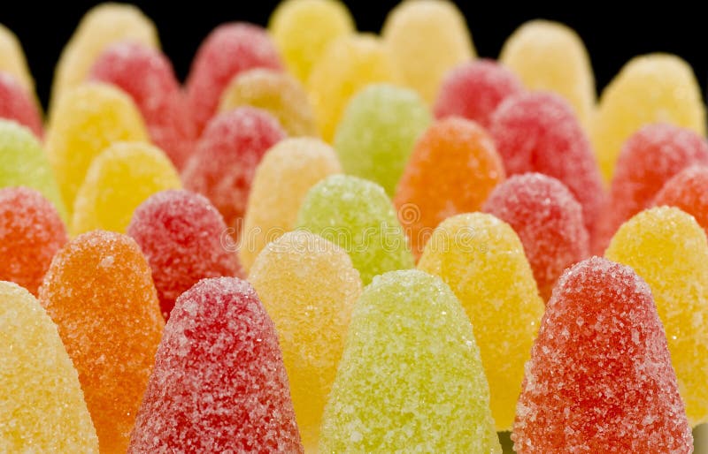 Sugar Coated Colored Soft Sweets Stock Image - Image of close, kids ...