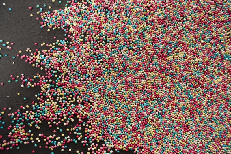 Sugar Colored Balls stock photo. Image of decoration - 90140446