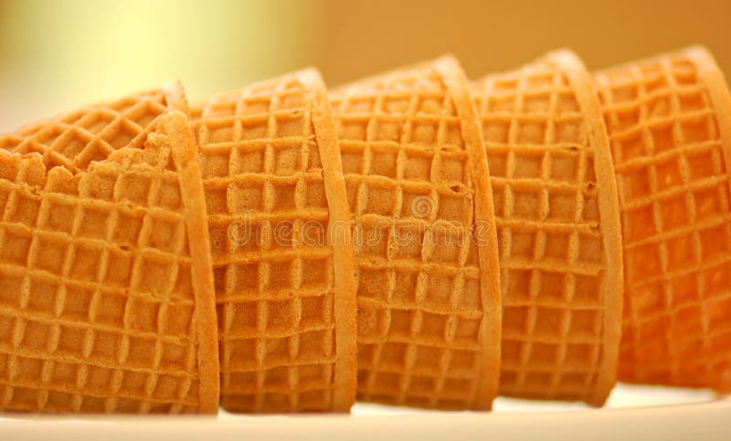 Sugar Cones stock image. Image of icecream, treat, delicate - 2777753