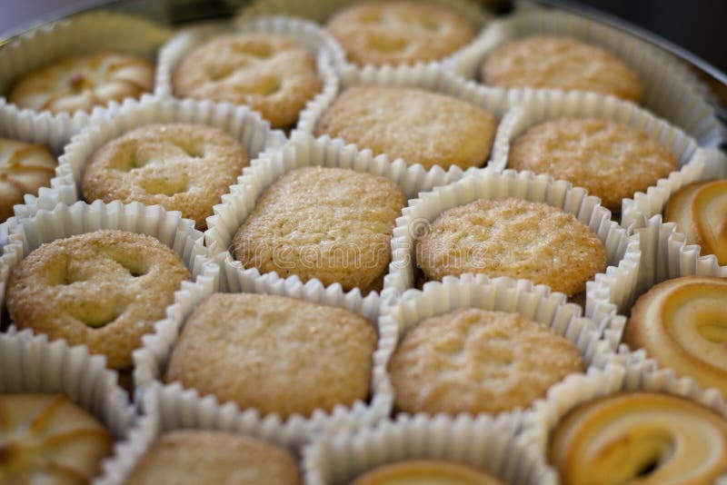 Sugar Cookies in the Paper Packaging Stock Photo - Image of domestic ...