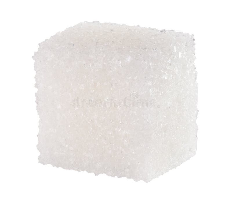 Sugar Cube Isolated on a White Background Stock Image - Image of ...