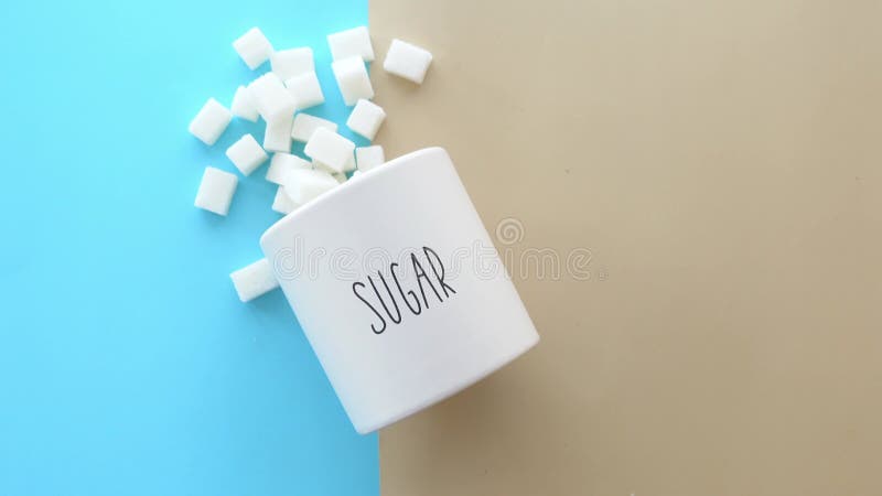 Sugar Cube Spilling from a Container Stock Video - Video of wood, break ...