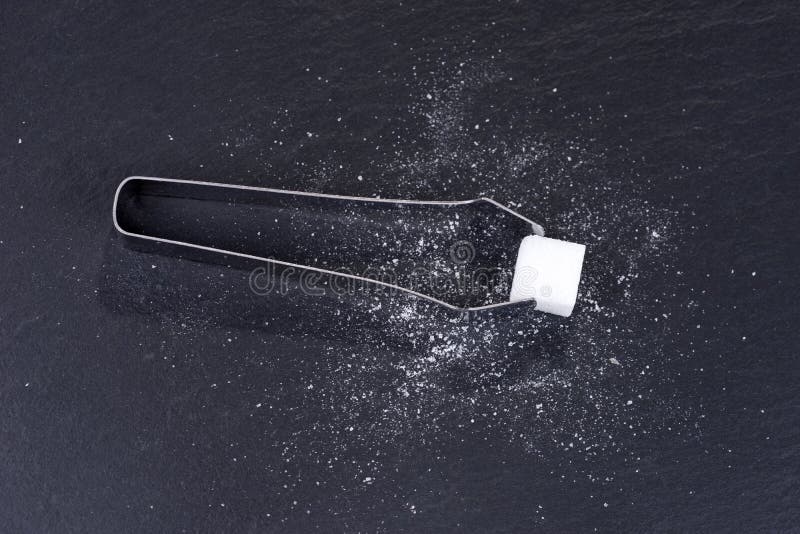 Sugar Cube And Sugar Tong Isolated On Black Stock Image Image Of Cube Background 113880871