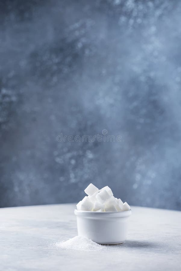 Sugar Cubes and Grain of Sugar Stock Photo - Image of heap, diet: 179124700