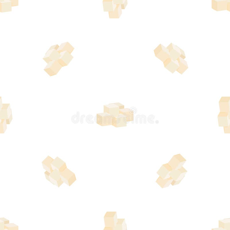 Sugar Cubes Pattern Seamless Vector Stock Vector - Illustration of ...