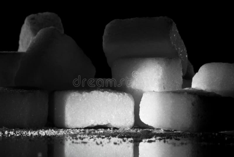 Sugar cubes with shadows stock image. Image of solid, sugar - 3544829