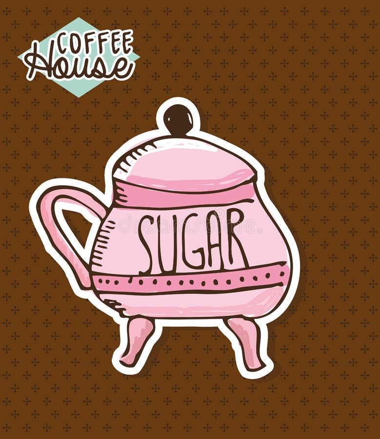 Sugar design stock vector. Illustration of granulated - 47573971