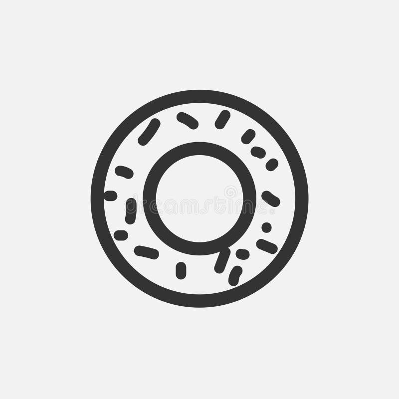 Sugar Donut Vector Illustration Icon Symbol Stock Illustration ...