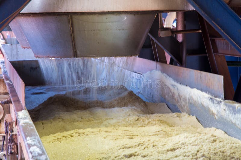 Sugar Factory Industry Line Production Stock Photo - Image of global ...