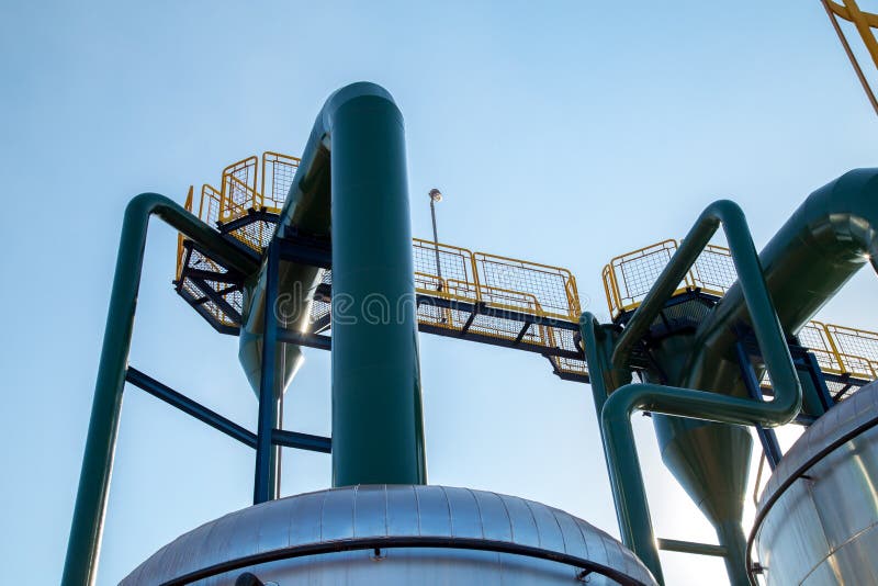 Sugar Factory Industry Line Production Stock Photo - Image of plant ...