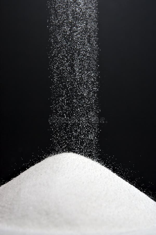 Sugar Falling into Pile stock image. Image of sweetner - 10838971