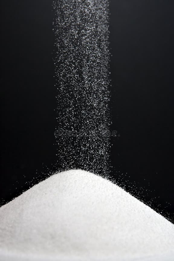 Sugar Falling into Pile stock image. Image of sweetner - 10838971