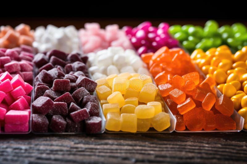Sugar-free Candy Options in a Row Stock Image - Image of assortment ...