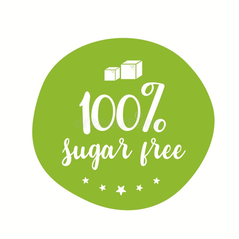No Sugar Free Vector Icon. Vector Sugar Cubes In Circle Icon For No ...